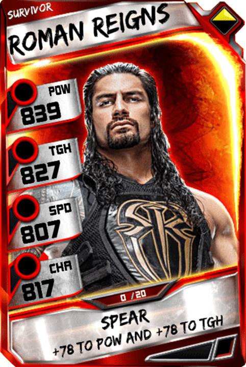 Roman Reigns - WWE SuperCard (Season 1 Debut) - WWE SuperCard - Roster