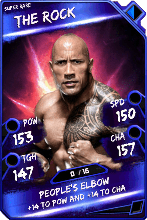 The Rock - WWE SuperCard (Season 1 Debut) - WWE SuperCard - Roster