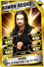 Roman Reigns - WWE SuperCard (Season 1 Debut) - WWE SuperCard - Roster