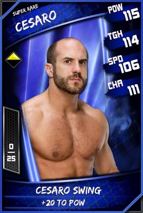 Cesaro - WWE SuperCard (Season 1 Debut) - WWE SuperCard - Roster