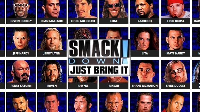 WWE SmackDown! Just Bring It Roster | Pro Wrestling Rosters