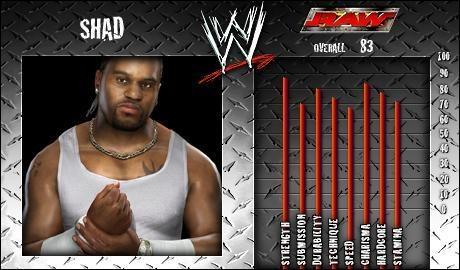 Shad | WWE SmackDown vs. Raw 2008 Roster