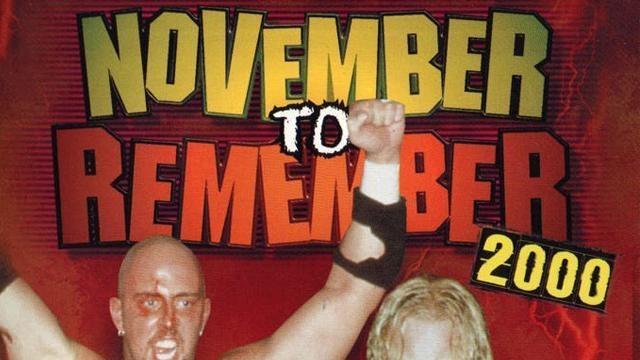 ECW November to Remember 2000 Full Results & Match Card