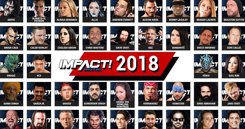 IMPACT Roster in 2018: Full List of Wrestlers, Teams, Champions