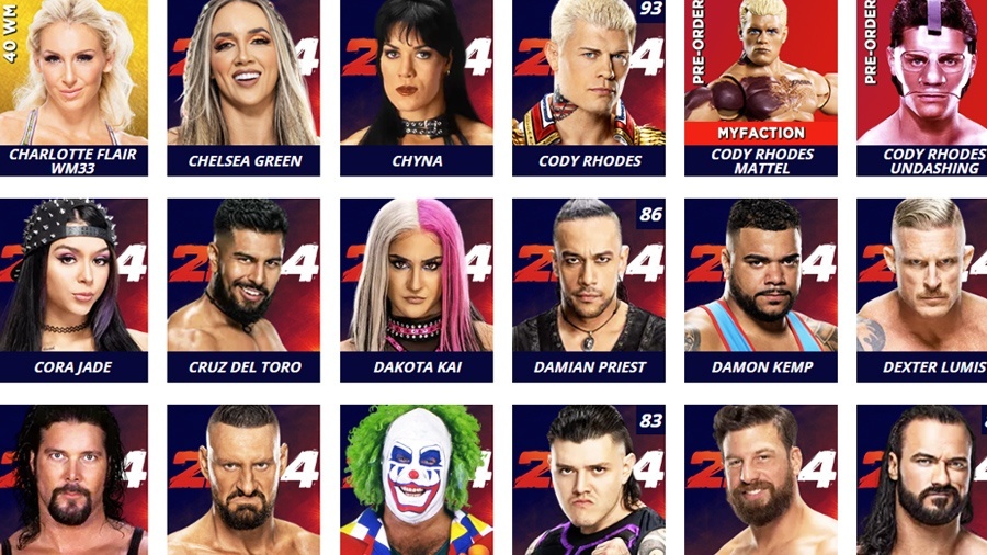WWE 2K24 Roster: Full List of All Superstars, Legends, and DLC Characters
